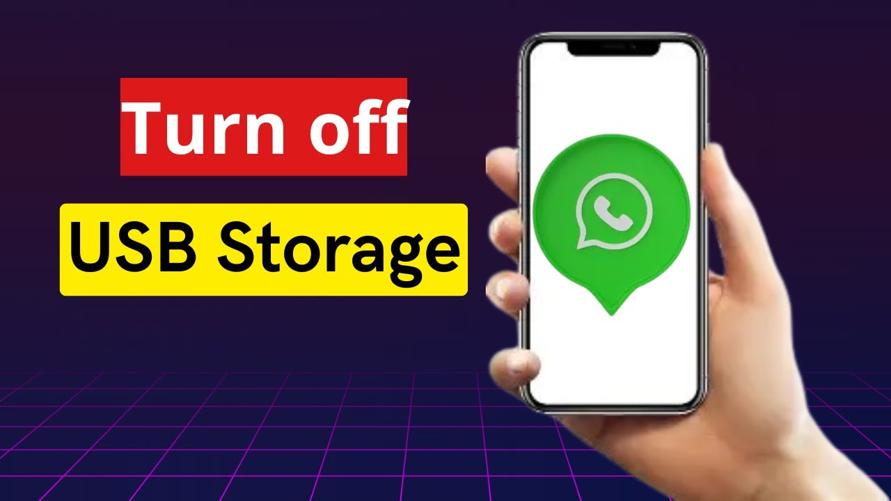 How To Fix Turn Off USB Storage Problem in WhatsApp (2025Update) - YouTube