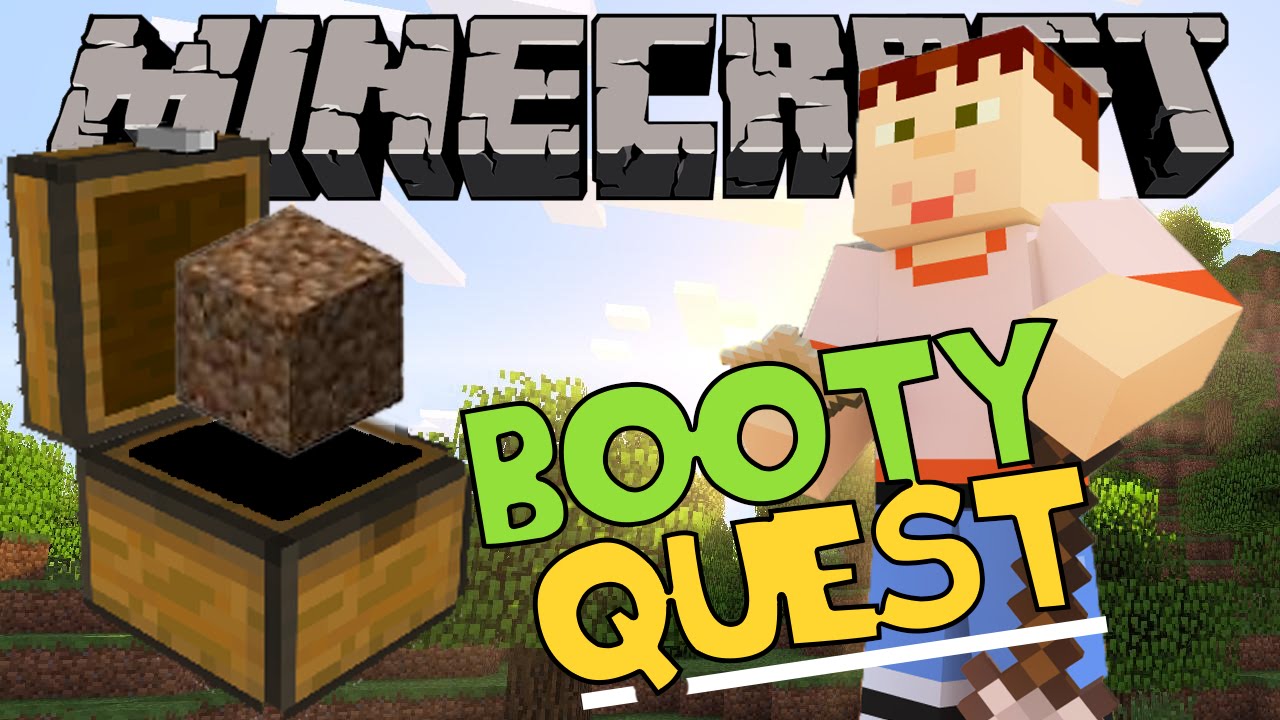 Minecraft | RACE FOR 10 STACKS OF DIRT | Booty Quest Episode 3 - YouTube