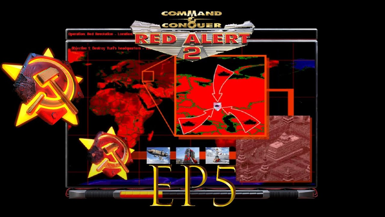 Red ALert 2 Soviet Hard Mission 11 Red Revolution #5 26 APR 2024 - YouTube