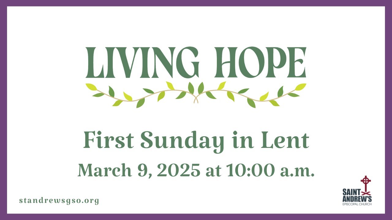 First Sunday of Lent - March 9th, 2025 - YouTube