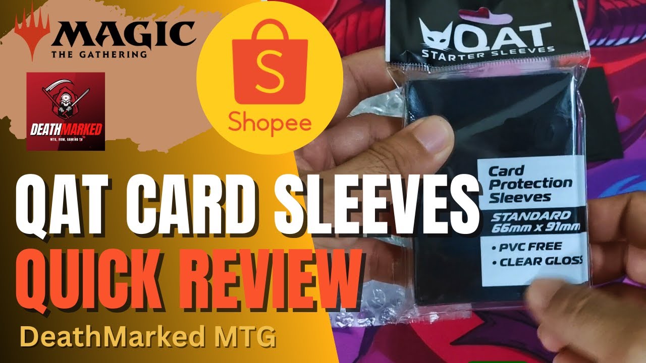 Magic: The Gathering QAT Card Sleeves Quick Product Review - YouTube
