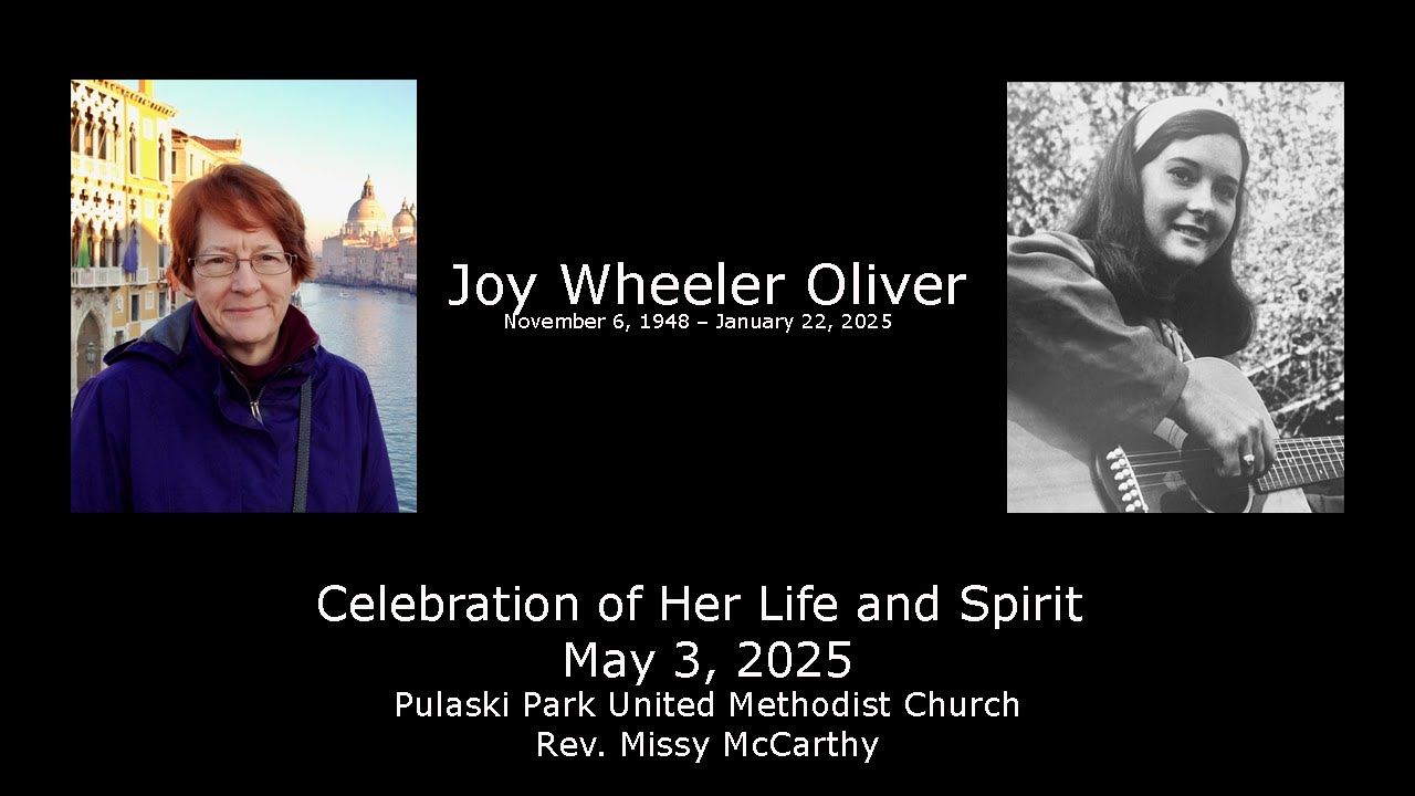 Celebration of Joy Wheeler Oliver’s Life and Spirit - May 3, 2025 - YouTube