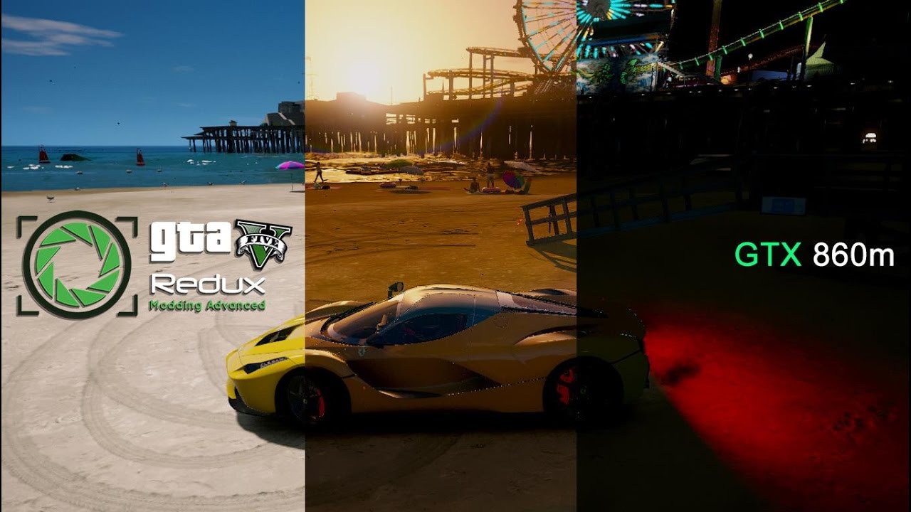 GTA 5 Redux Insane Graphics | GTX 860M - YouTube