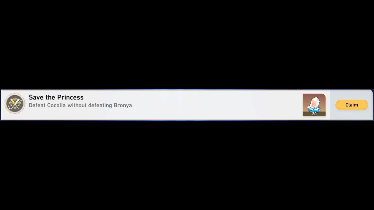 [Honkai : Star Rail] World 6, hidden achievement "Save the Princess ...