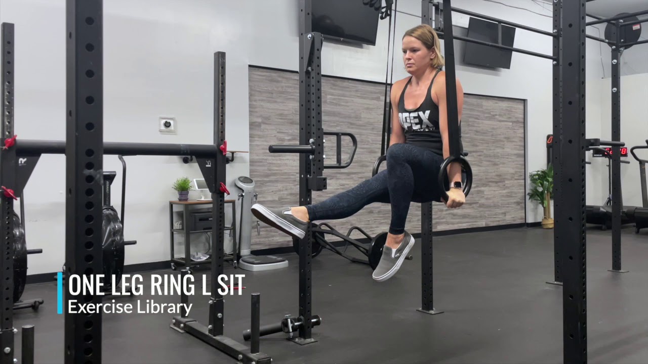 One Leg Ring L Sit - YouTube