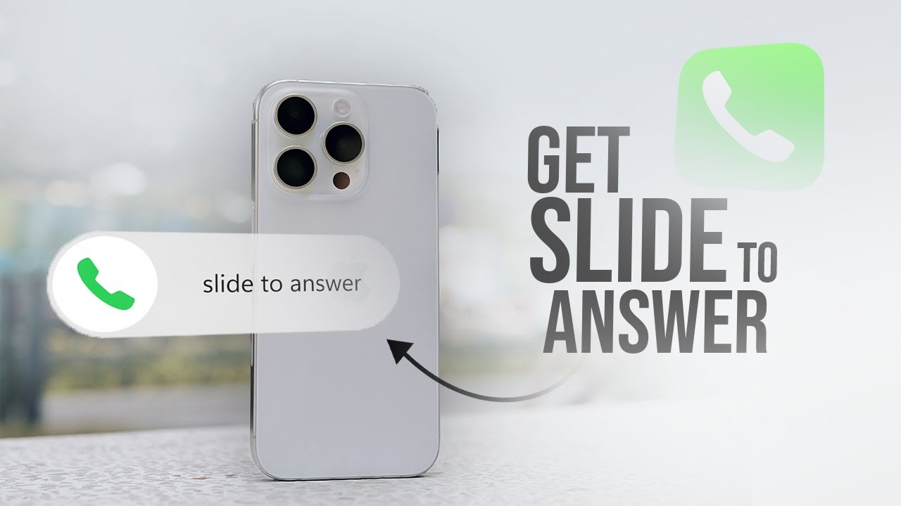 How to Get Slide to Answer on iPhone (explained) - YouTube