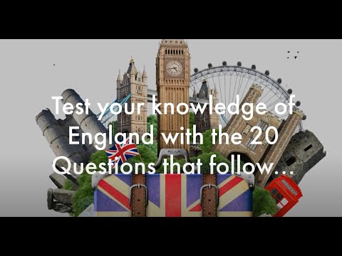 England Quiz - 20 Questions - YouTube