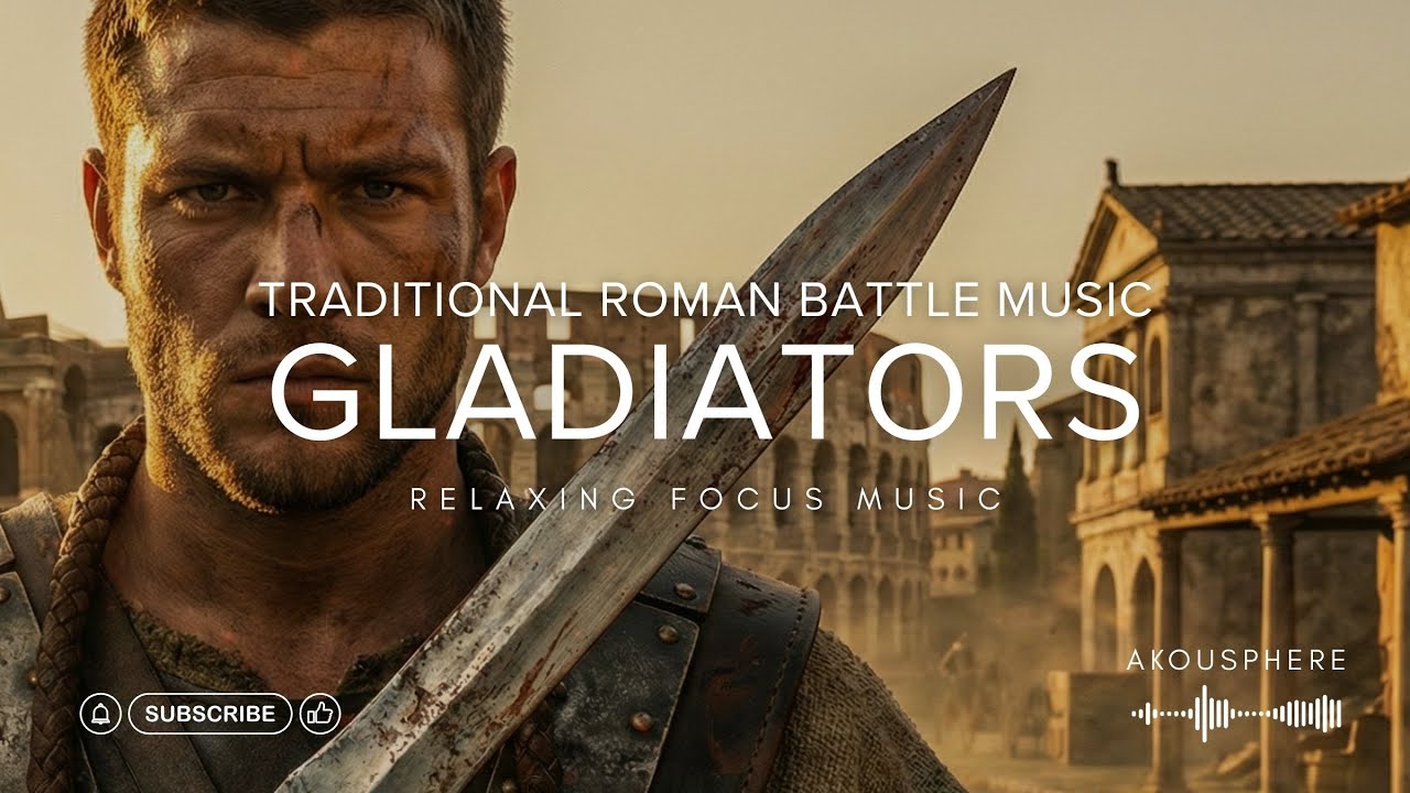 GLADIATOR AND ROMAN RELAX MUSIC | Soundscape of imperial arena serenity ...