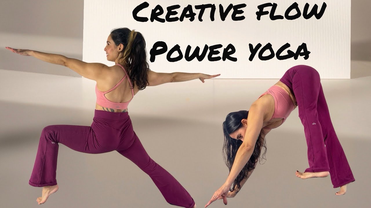 FUN FLOW POWER YOGA FOR CREATIVE MOVERS 🫶 - YouTube