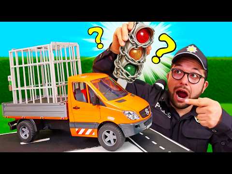 Polis İbrahim ile Görev Zamanı! Trafik Lambasının MACERALARI! Çocuklar İçin 🟡🔴🟢