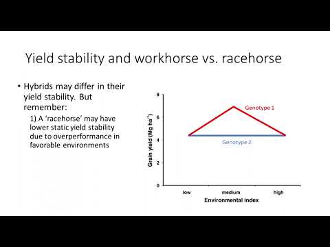 Yield stability, yield potential and phenotypic plasticity - YouTube