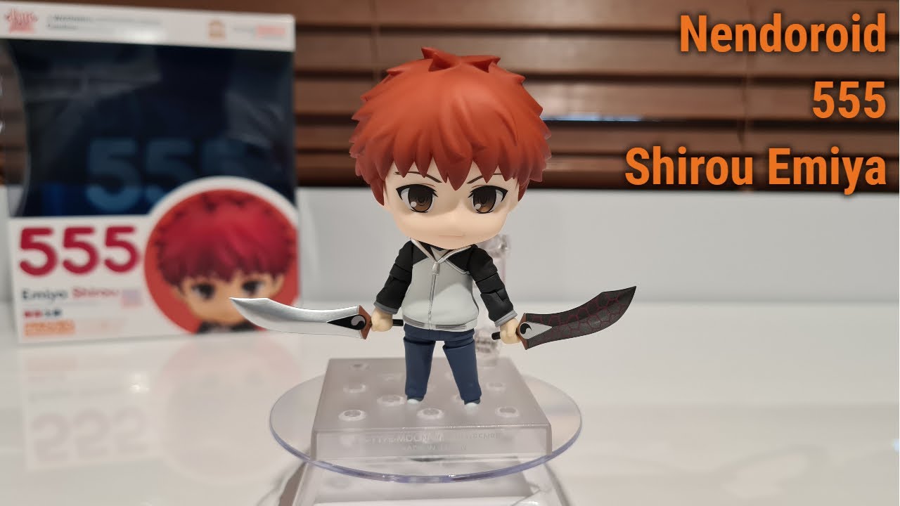 Nendoroid 555 Shirou Emiya Unboxing Review - YouTube