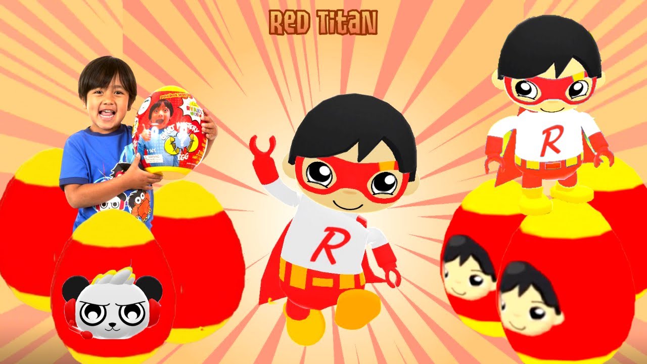 Tag with Ryan - Mystery Surprise Egg Red Titan tagged Rally Racer Ryan ...