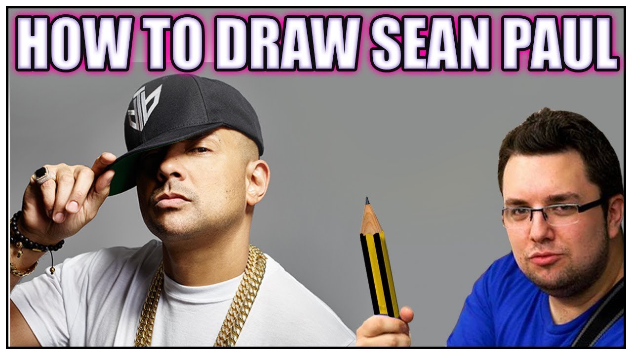 How To Draw Sean Paul - YouTube
