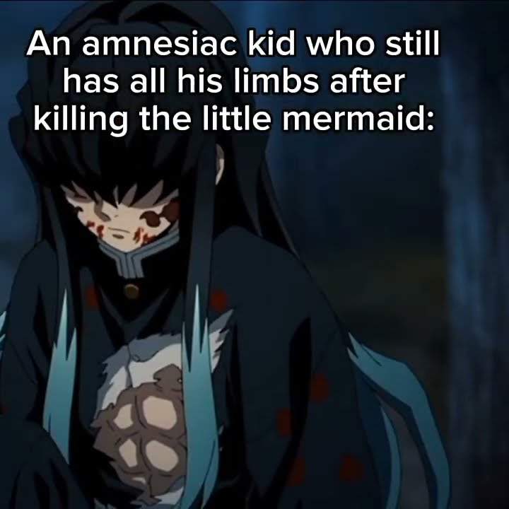 Muichiro slaying the little mermaid || demon slayer || - YouTube