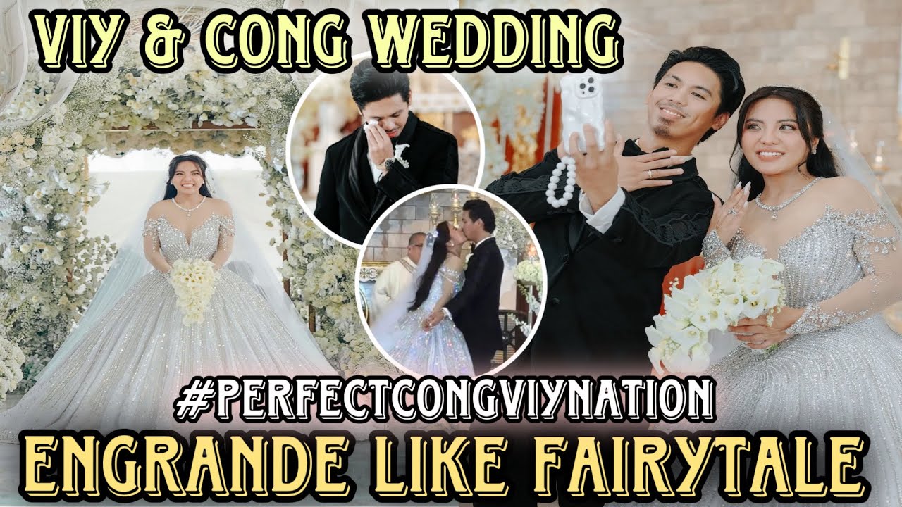 Viy at Cong Tv Wedding milliones ang ginastos like fairytale ang dream ...