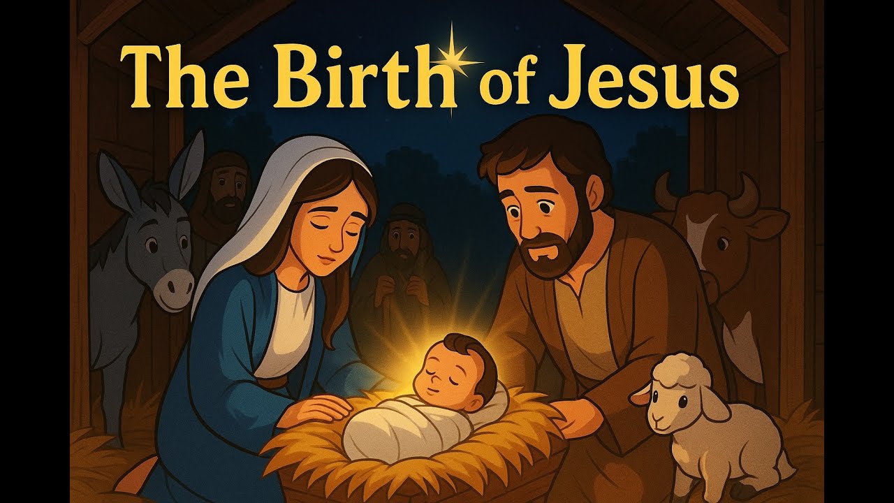 The Birth of Jesus | Animated Christmas Nativity Story for Kids | Bible ...