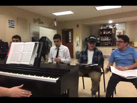 Men’s Choir Sectional - Student Teaching Fall ‘19 - YouTube