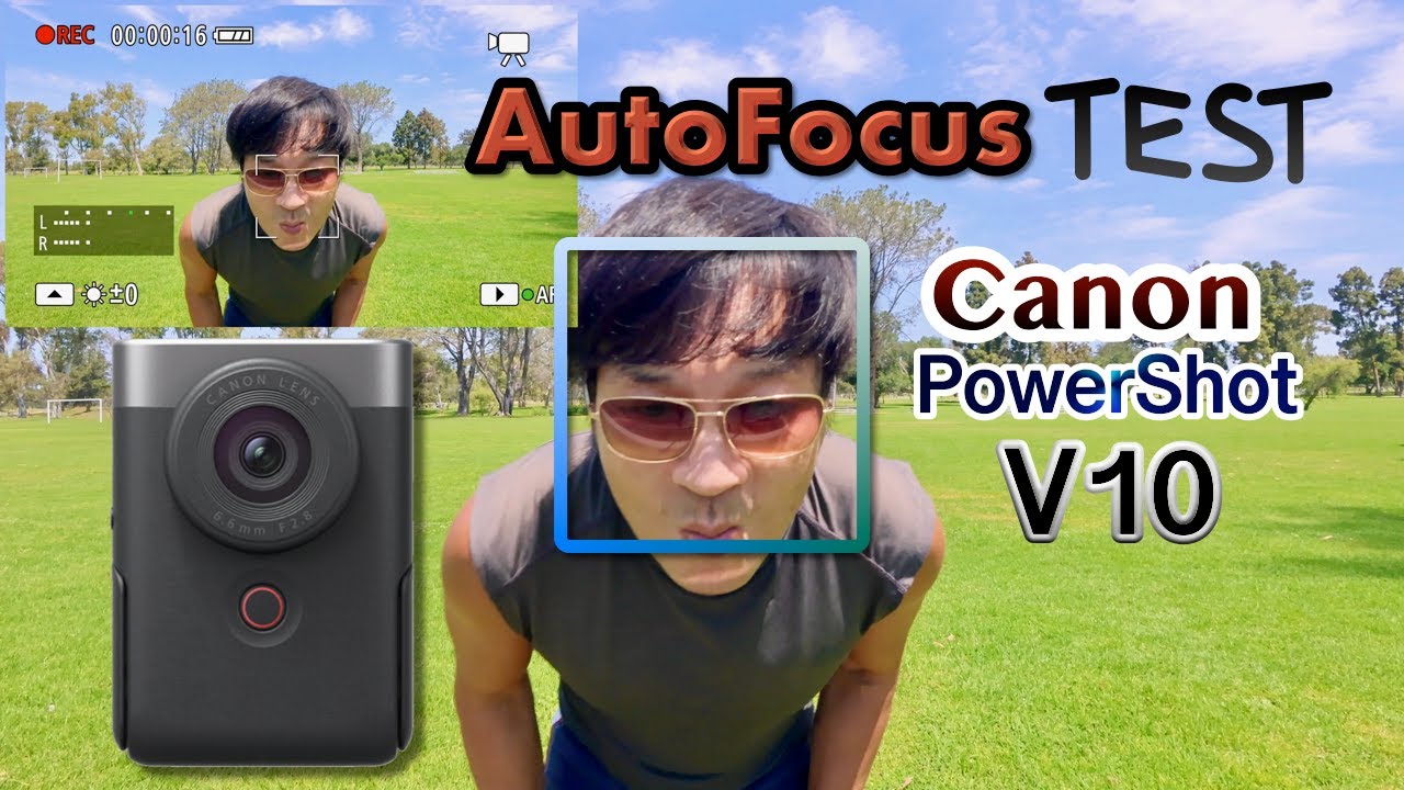 Canon PowerShot V10 AutoFocus Test - YouTube