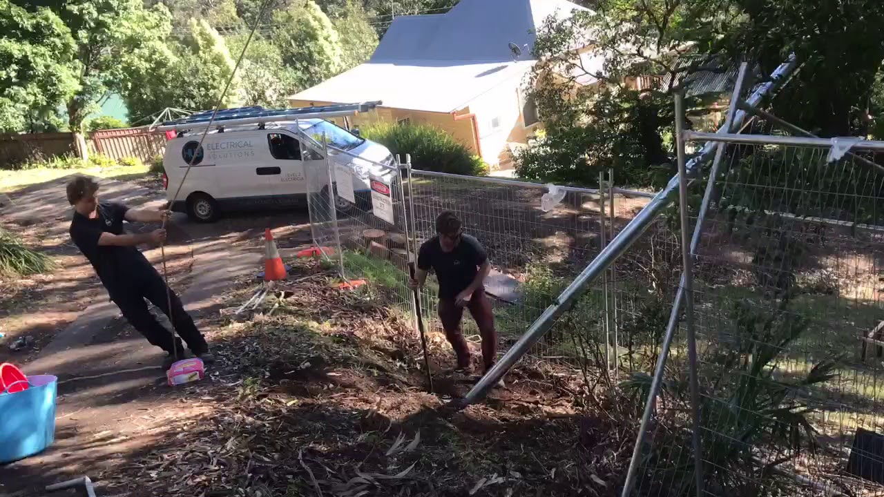 Time Lapse - Pole Replacement - YouTube