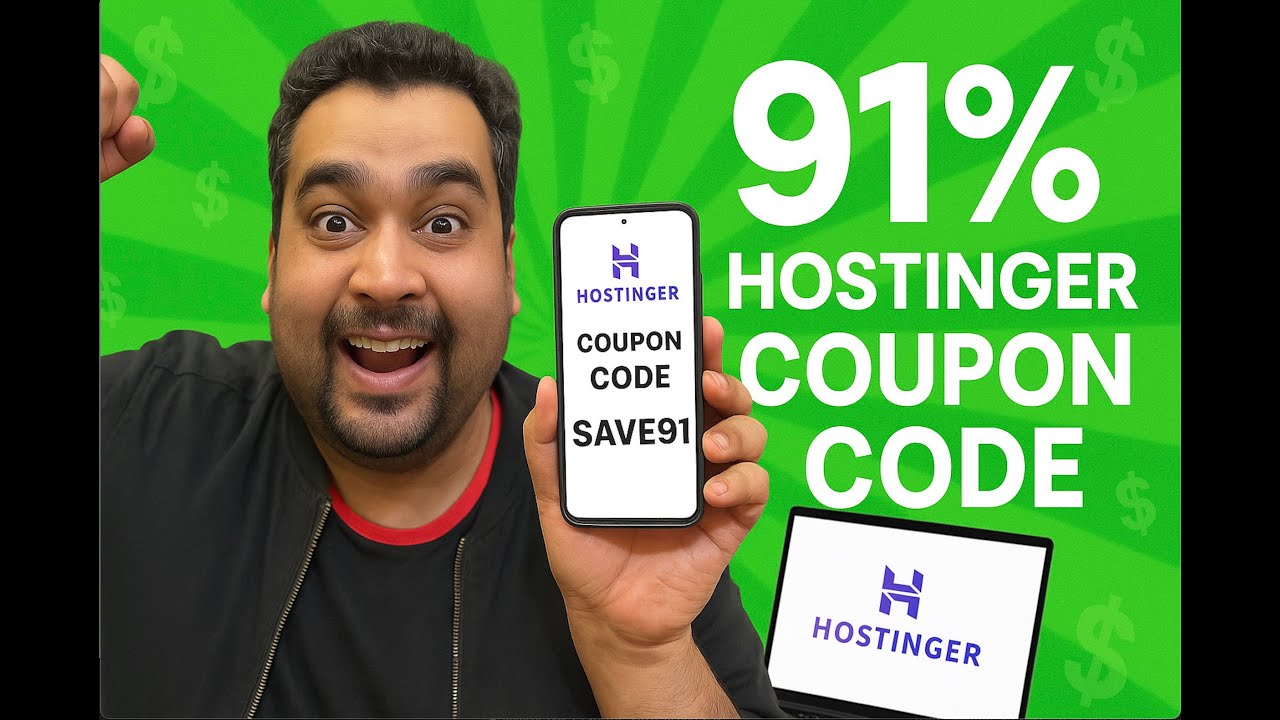 Hostinger Coupon Code 2025 - Get 91% Discount Now [Limited Spots - Get ...
