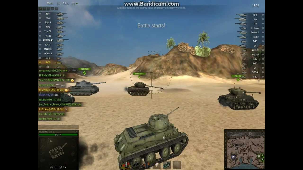 World of Tanks Epic Fail At A-20 - YouTube