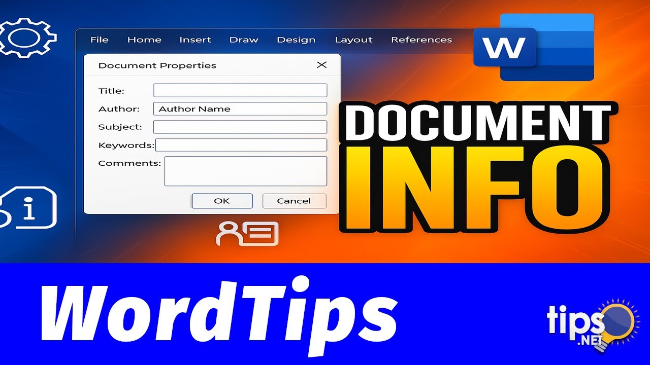 Working with Document Properties and Information - YouTube