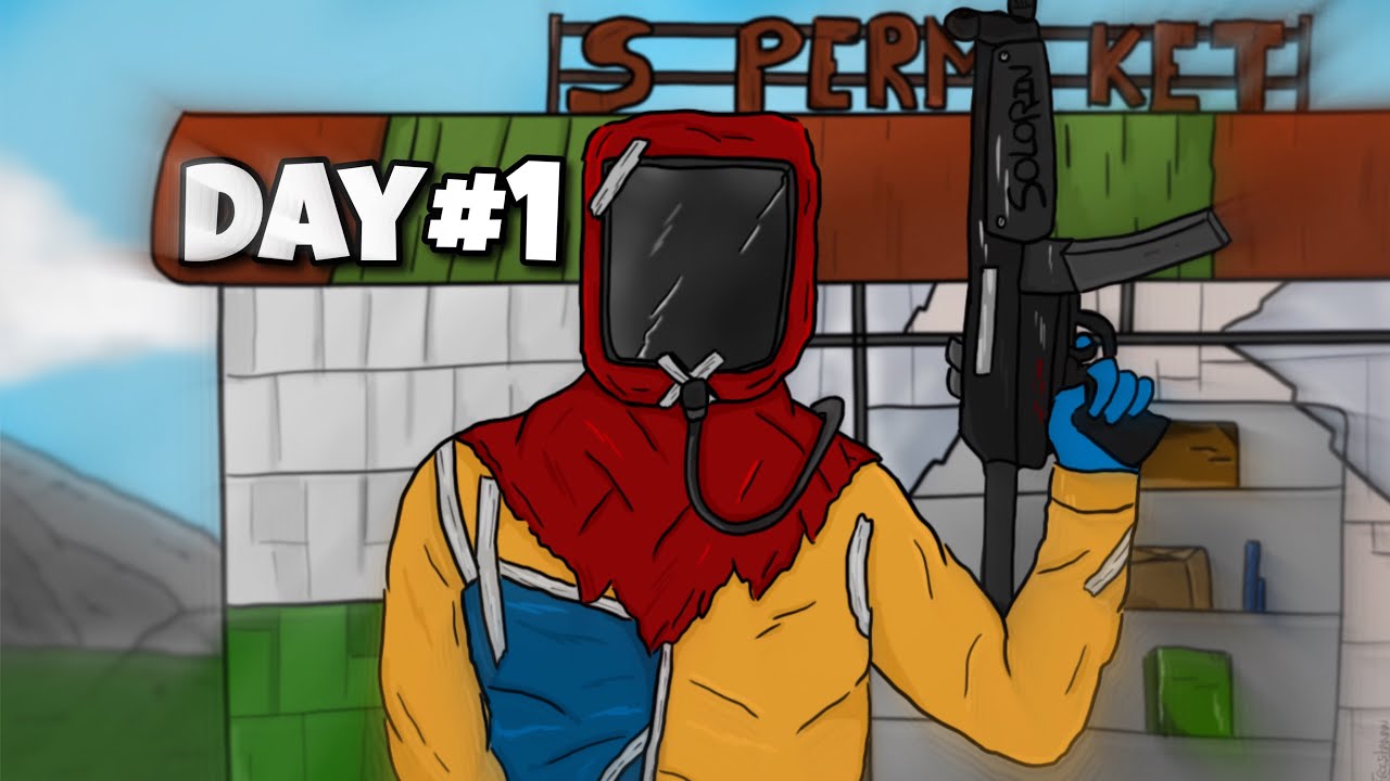 Surviving Rust - Day 1 Quad Gameplay as a Beginner! - YouTube