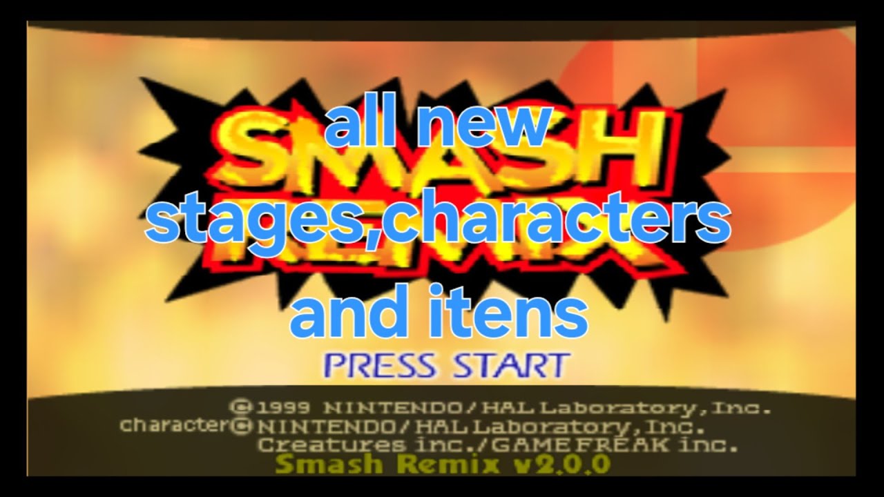 All new stages,stage update,characteres and itens on smash remix 2.0.0 ...