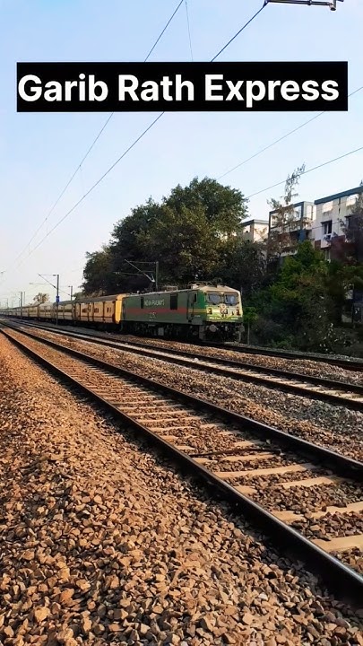 Dhanbad Bhubaneswar Garib Rath Express with WAG9 Engine. Please Subscribe. - YouTube