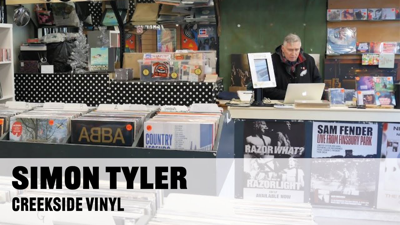 Creekside Vinyl: the story of Simon Tyler's record shop - YouTube