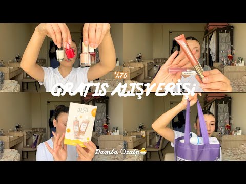 GRATIS %75 İNDİRİM ALIŞVERİŞİM 🛍️👛