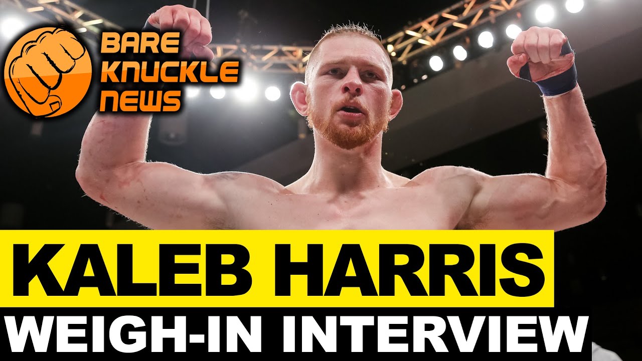 Kaleb Harris Interview at BKFC 16 Weigh In - YouTube