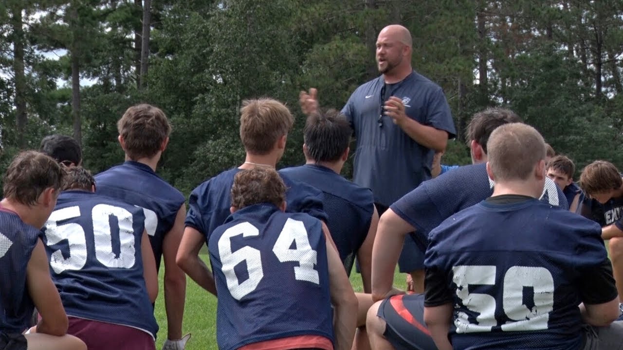 Young Bemidji Football Team Looks to Lean on Biehn, Nelson, Newby - YouTube