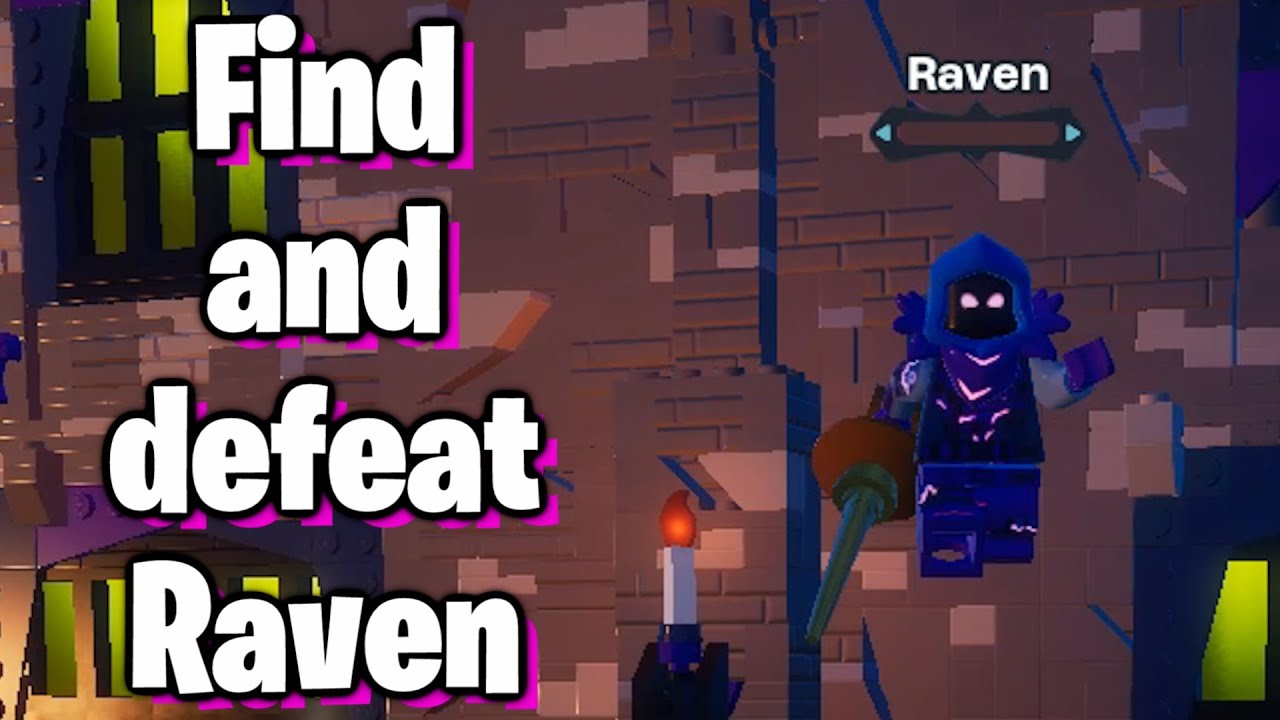Find and defeat Raven and upgrade your village - LEGO Fortnite - YouTube