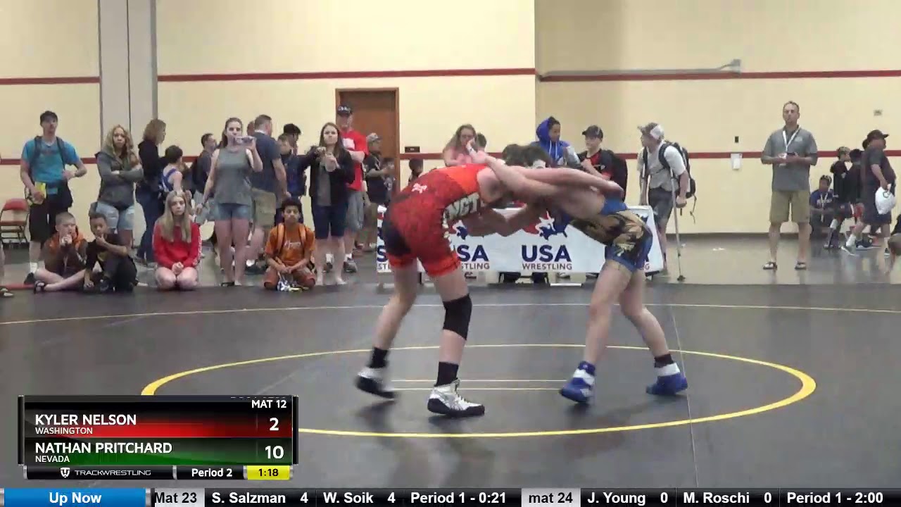 12U 78 Kyler Nelson Washington Vs Nathan Pritchard Nevada - YouTube