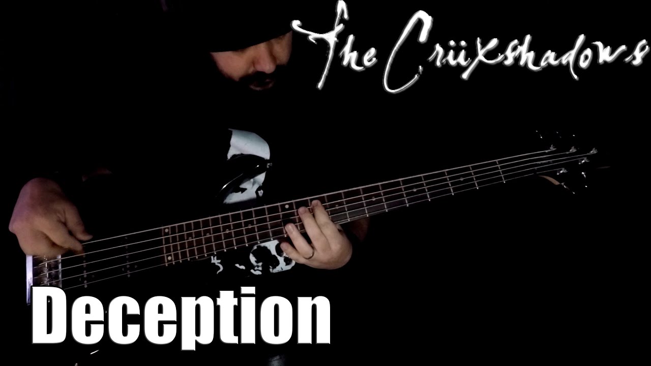 THE CRÜXSHADOWS - DECEPTION (BASS Cover + Subtitled Lyrics + Tradução ...