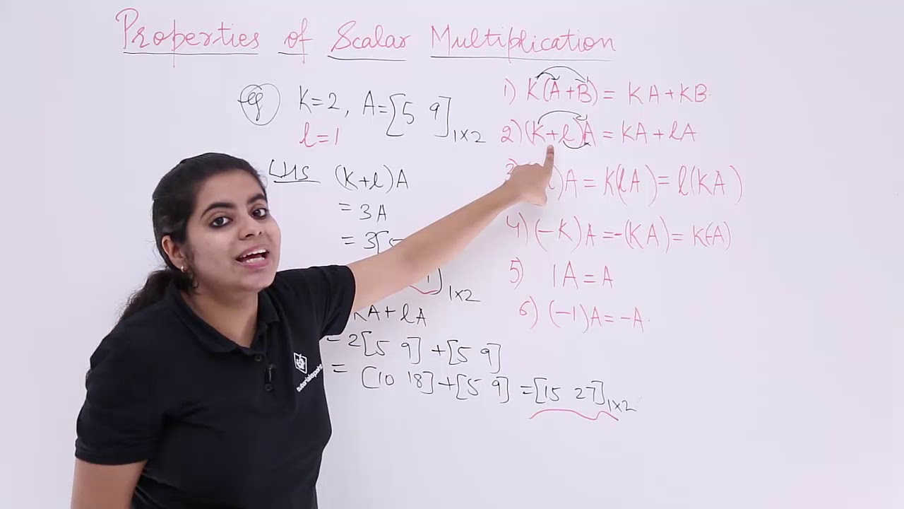 Class 12th Properties Of Scalar Multiplication Matrices Tutorials class-12th-properties-of-scalar-multiplication-matrices-tutorials