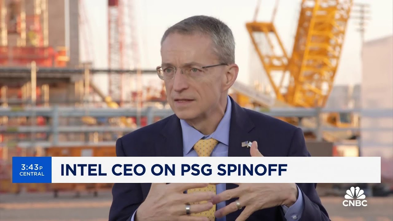 Intel CEO Pat Gelsinger on PSG spinoff: 'We're creating two businesses ...