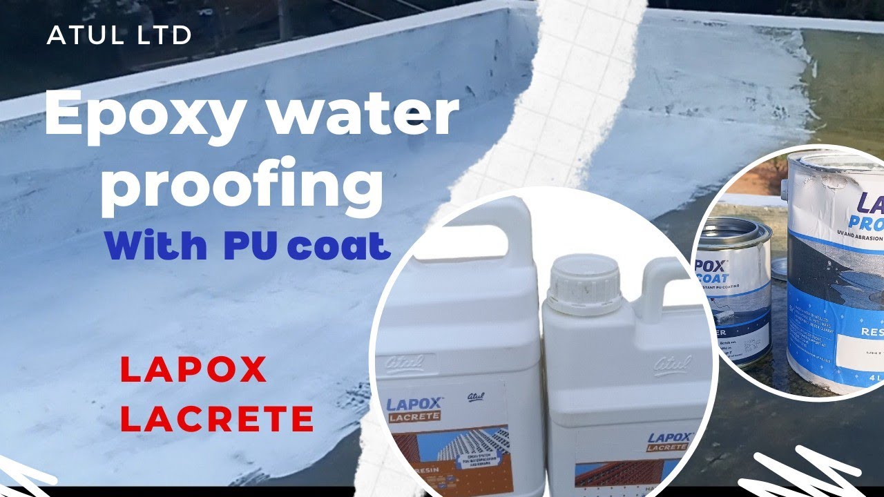 # Epoxy water prooofing + PU coating # Lapox Lacrete # Lapox Procoat ...
