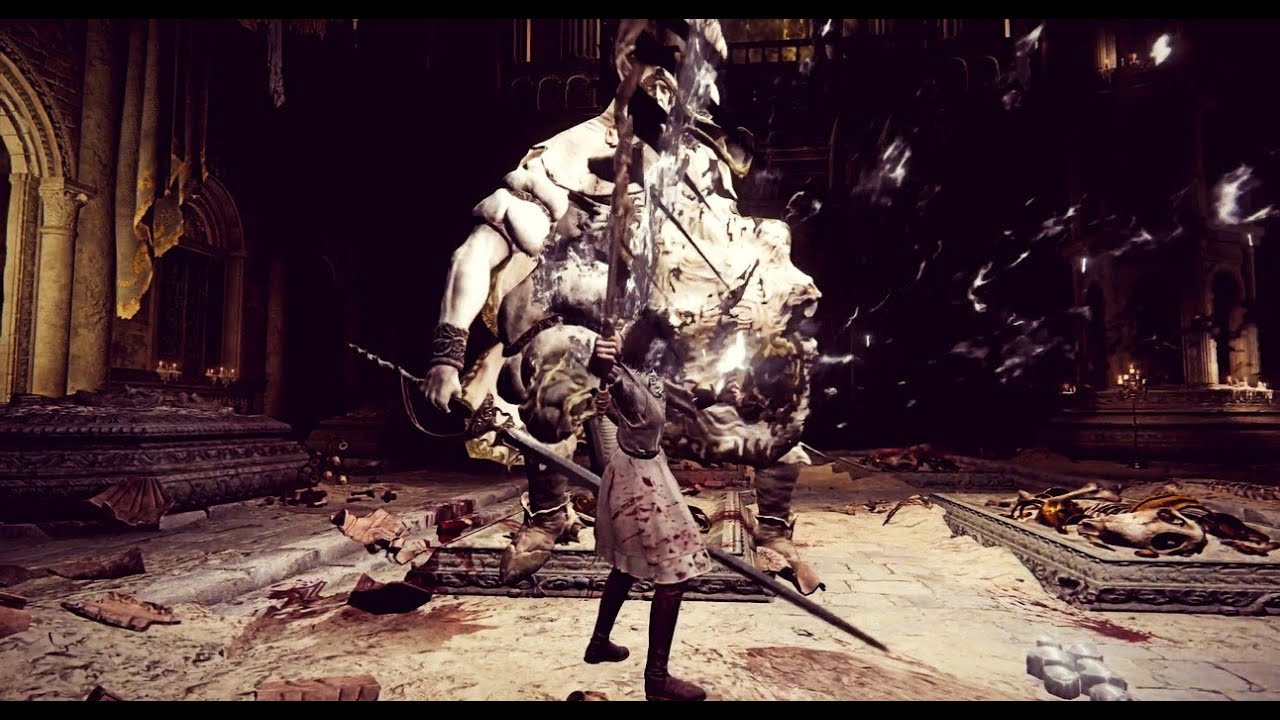 Elden Ring - "Gloam Eyed Queen vs Apostles" Godskin duo Boss Fight No ...