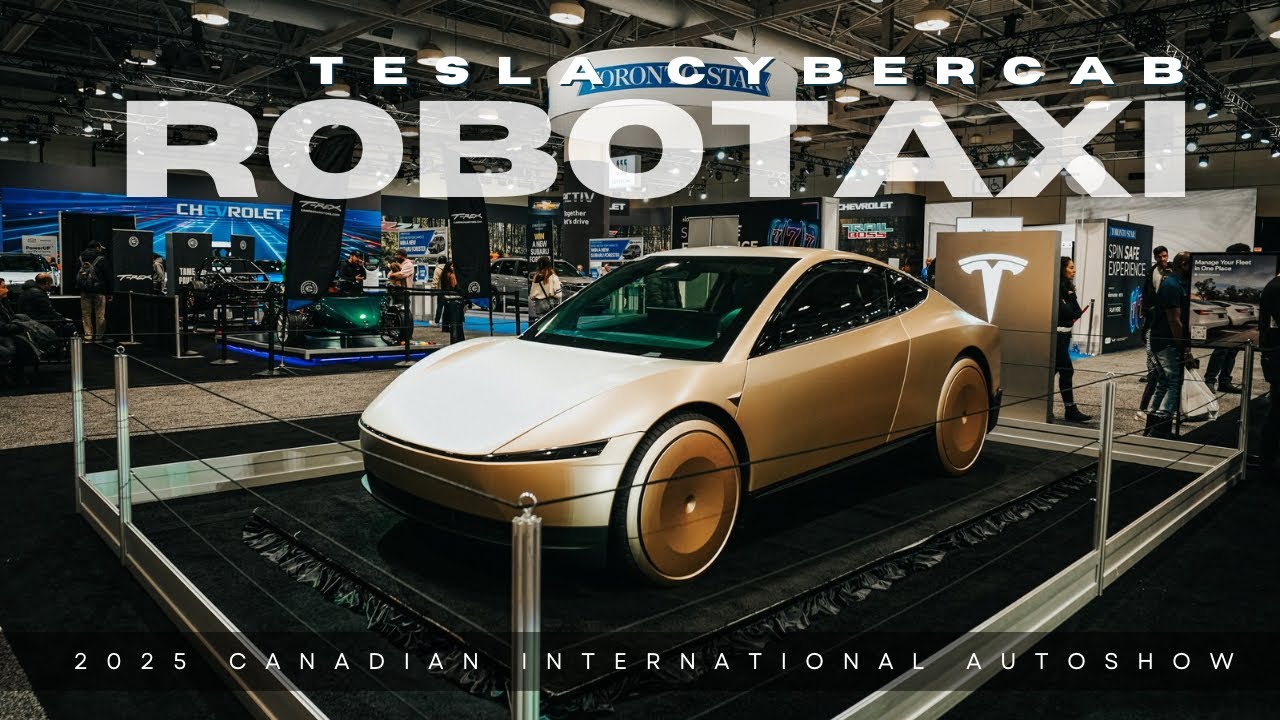 Toronto Auto Show 2025 | Tesla CYBERCAB - YouTube