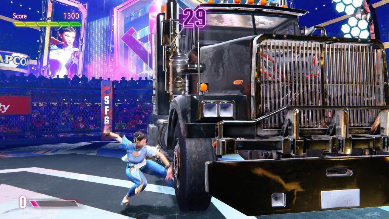 🦵🦵😱 CHUN LI DESTROYS THE TRUCK!! Street Fighter 6 - YouTube