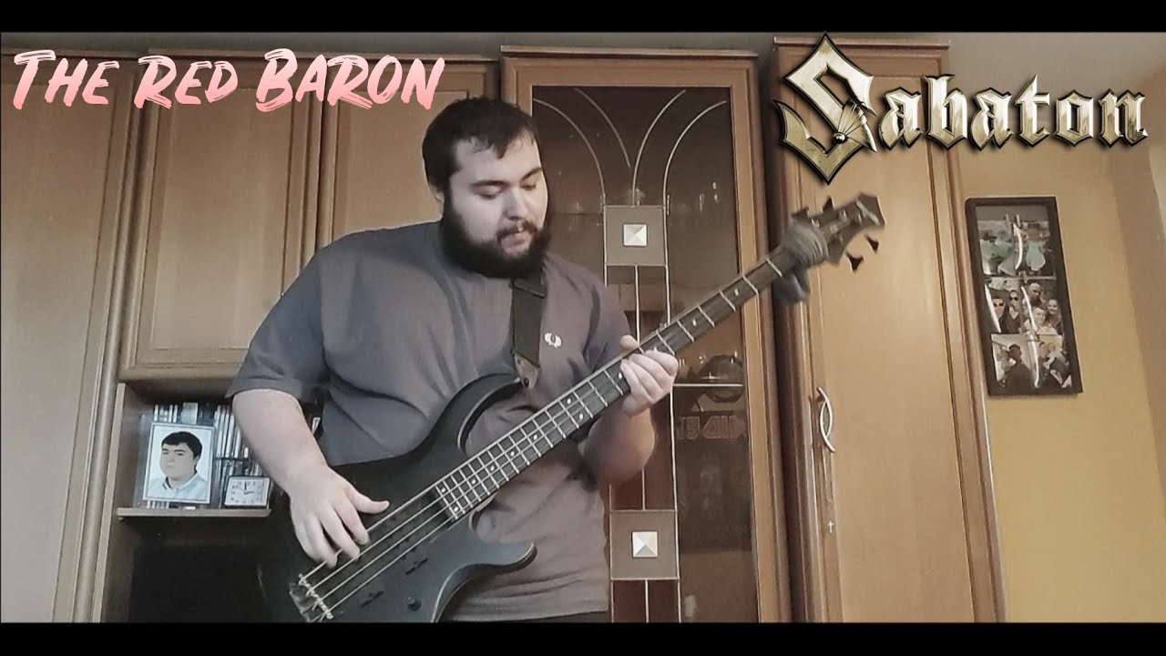 Sabaton - The Red Baron (bass cover + tabs in description) - YouTube