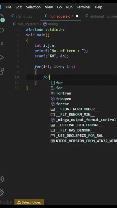 Star pattern | C language | #starpatterns #coding #programming #shortsyoutube #shorts #1million ...