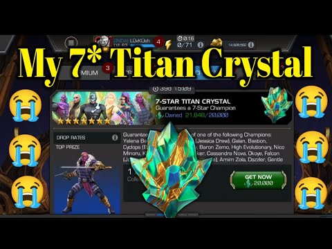 My Last 7* Titan Crystal 😭😔 | Mcoc crystal opening | # ...