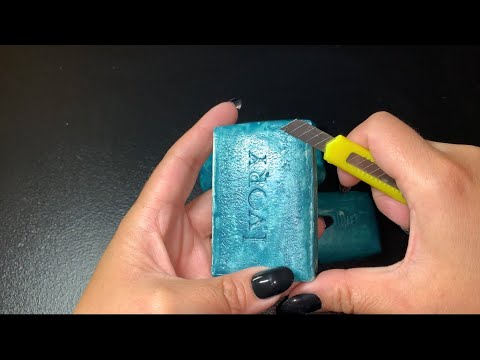 Cutting Soft Painted Ivory Soap .ASMR - YouTube
