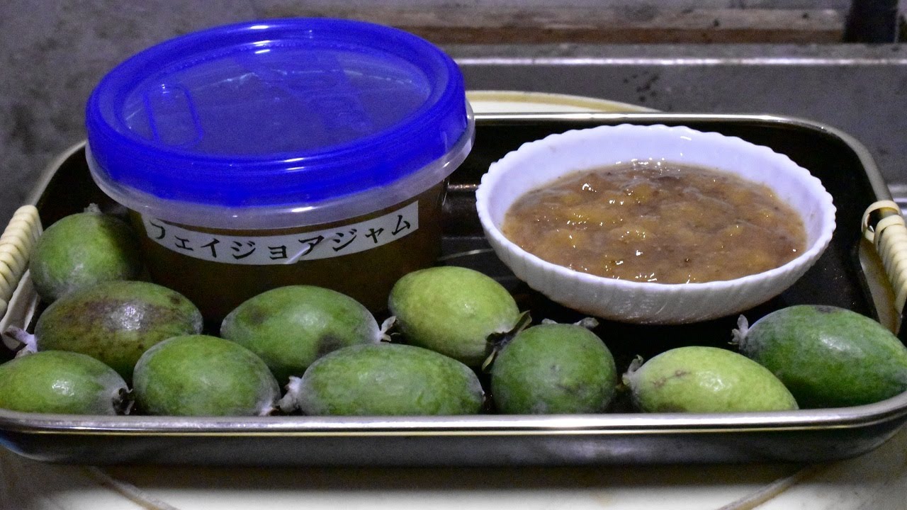 フェイジョアジャム Feijoa jam - YouTube