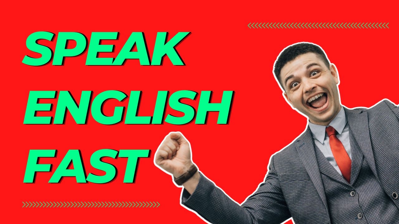 How to Speak English Fast like a Native Speaker Part 1 - YouTube