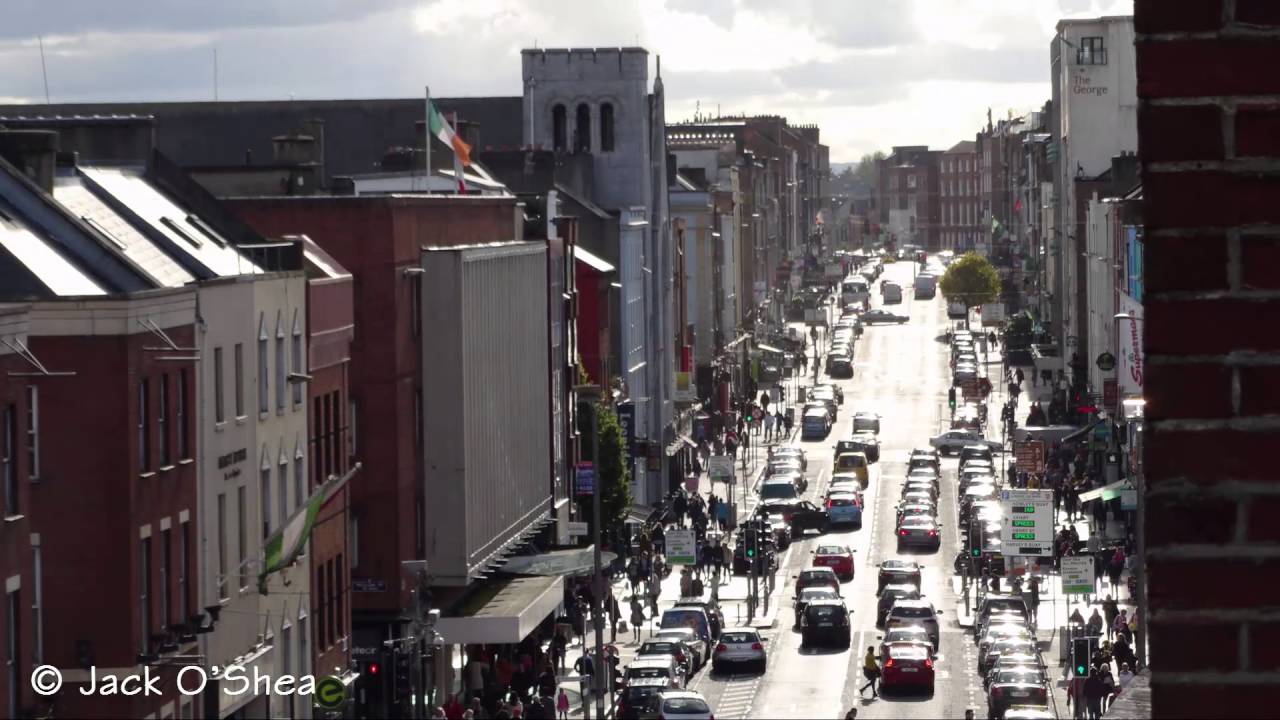 The buzzing O'Connell Street of Limerick City - YouTube